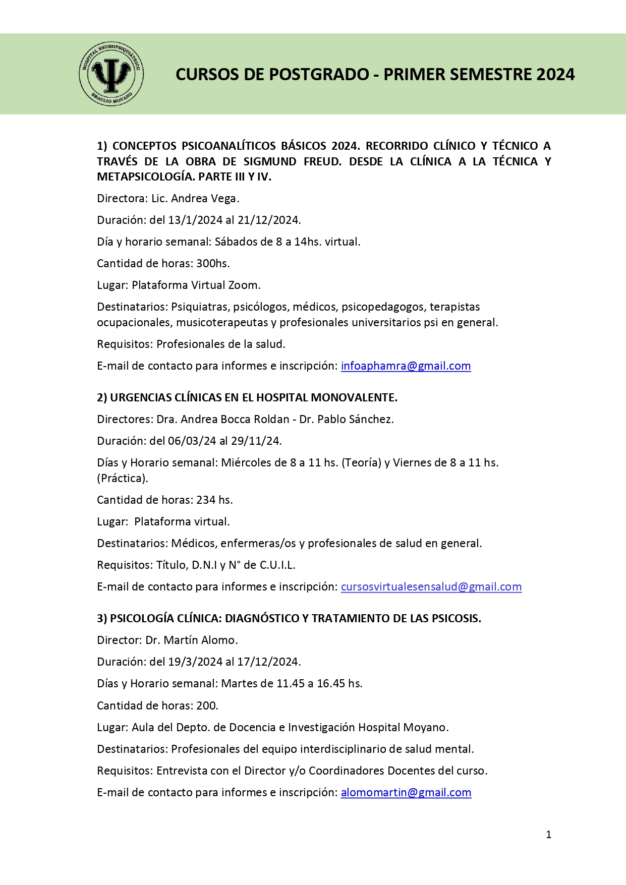 Cursos de postgrado | Buenos Aires Ciudad - Gobierno de la Ciudad Autónoma de Buenos Aires